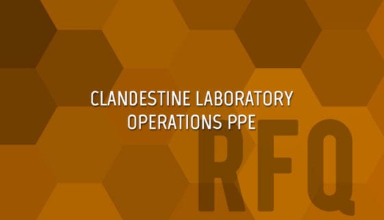 DEA Protective Equipment for Clandestine Lab Seizures