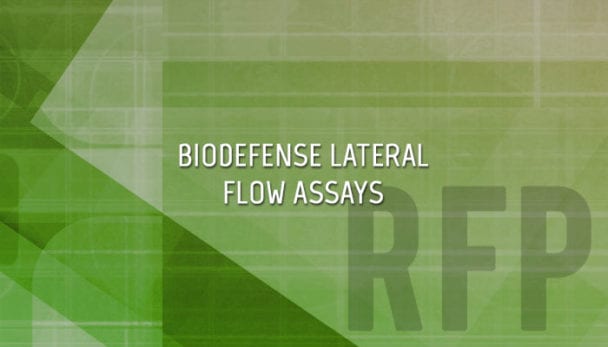 JBPDS, JPS Biodefense Systems Lateral Flow Immunoassays