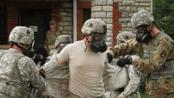 In Pictures: Soldiers Train in M50 Joint Service General Purpose Mask