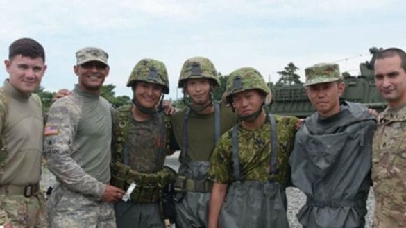 Japan Ground Self-Defense Force CBRN Training with U.S. Army