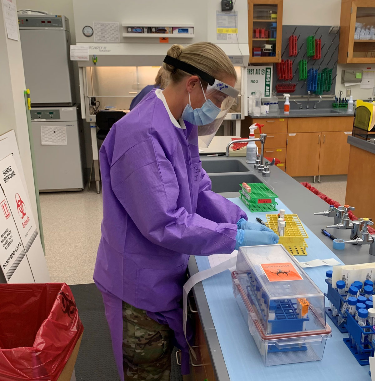 Alaska Guard Civil Support Members Help Out with Pandemic Diagnostic ...